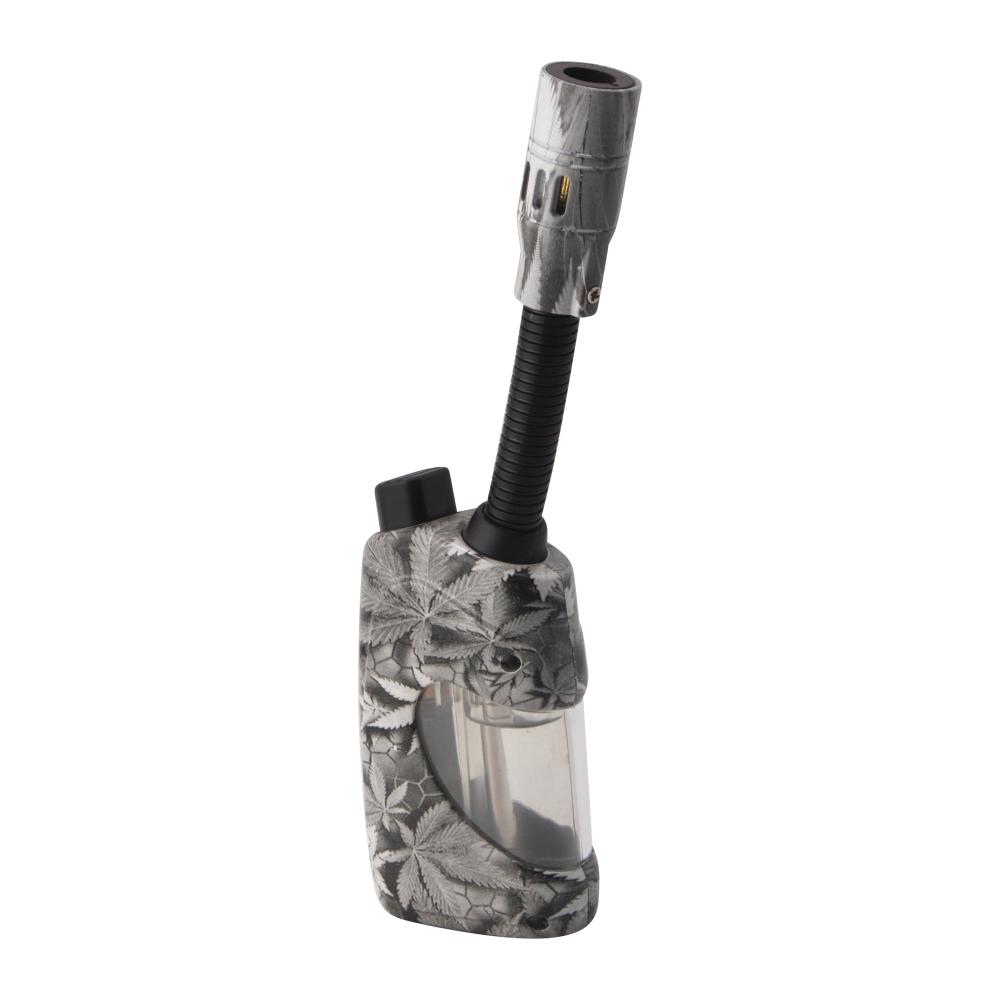 Scorch Assorted Flexible Single Flame Torch Lighter-Silver | BoBo